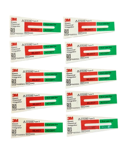 3M Sterilization Indicator Test Strips For Autoclaves and Pressure Coo ...
