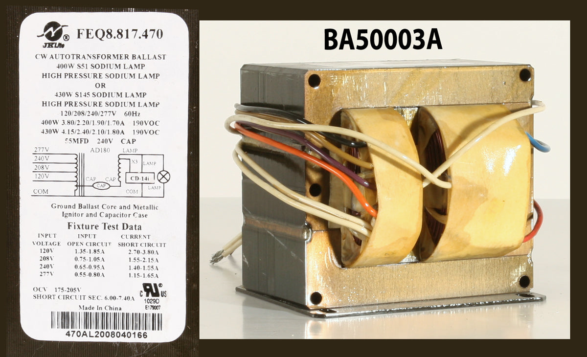 Transformer for BAS400A – Moonlight Garden Supply
